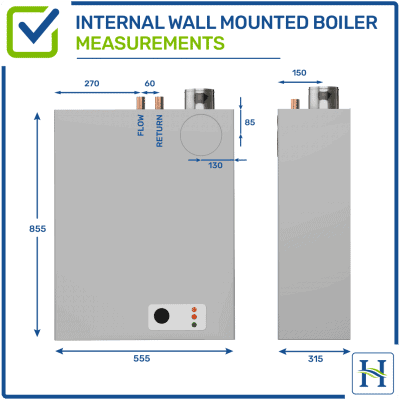 Tuscan Internal Wall Mounted Oil Boiler | Hounsfield Boilers