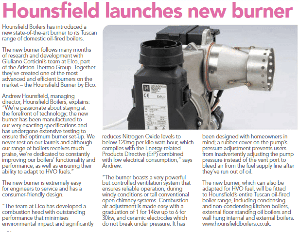 News | Hounsfield Boilers